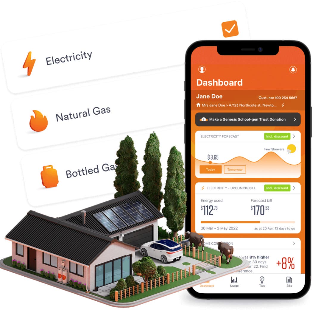 Manage your account online | Genesis NZ